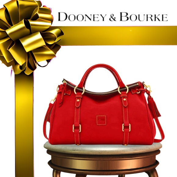 Dooney & Bourke | Bags | Dooney Bourke Red Florentine Satchel Beautiful ...